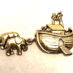 Designer Gold Tone Noah's Ark 2x2 Animals Religious Tennis Bracelet - Etsy