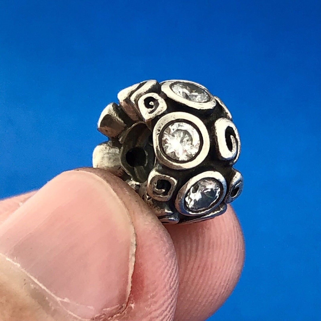 Retired Pandora Sterling Silver 925 ALE Primrose Path White CZ Spacer ...