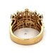 Designer Dadwani 10K Yellow Gold Diamond Pave Crown Statement Ring - Etsy