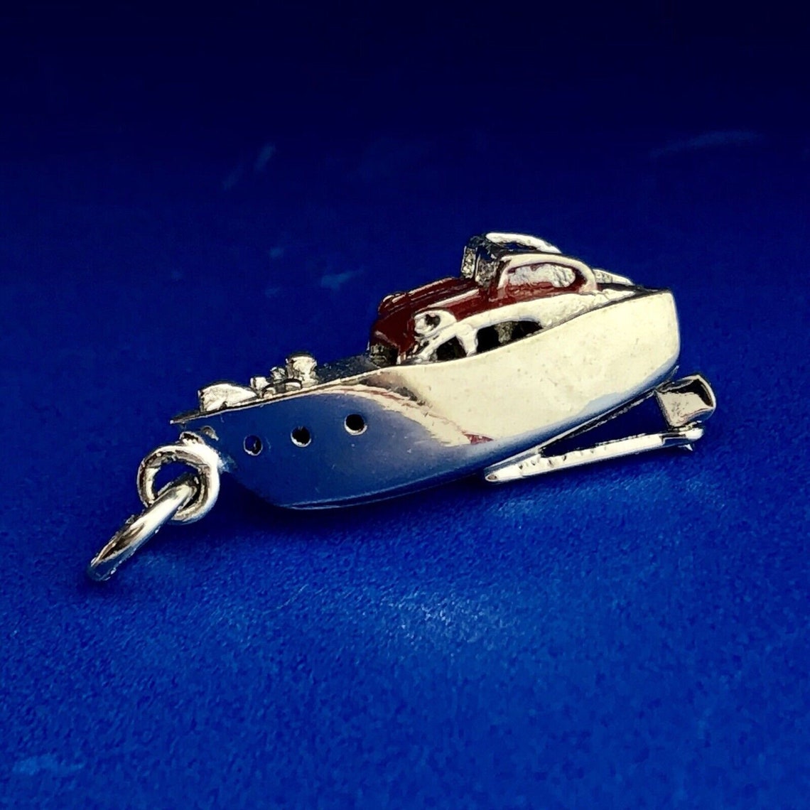 Vintage Sterling Silver Charm 3D WELLS Boat Charm - Etsy