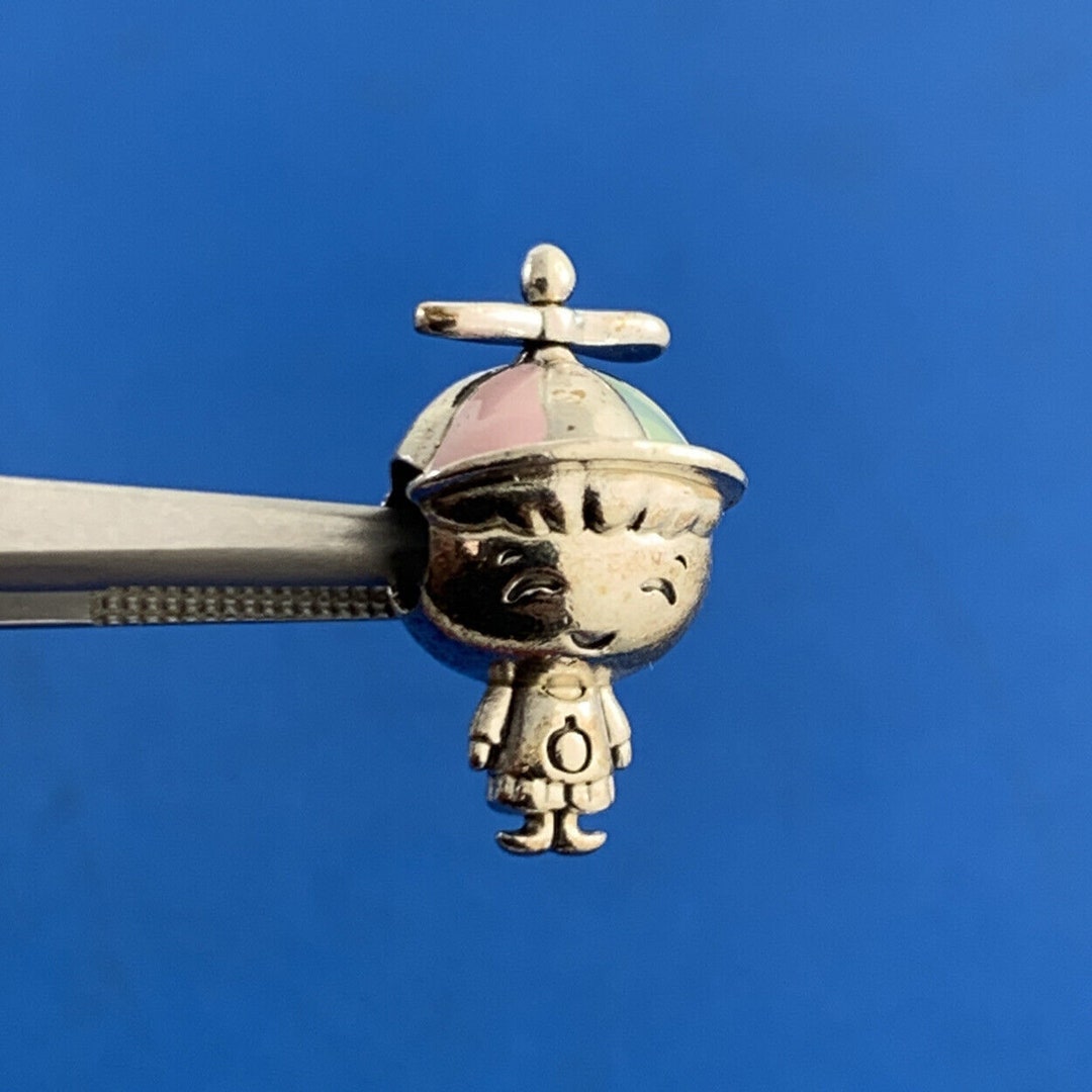 PANDORA 925 Sterling Silver Enamel Little Boy Propeller Hat 798015ENMX ...