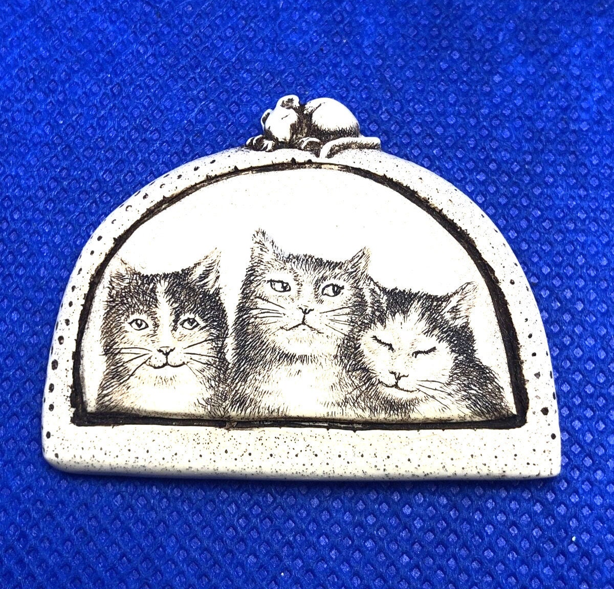 Vintage 1996 R.H. Badeau Three Cats Brooch With Giovanni APA Box - Etsy