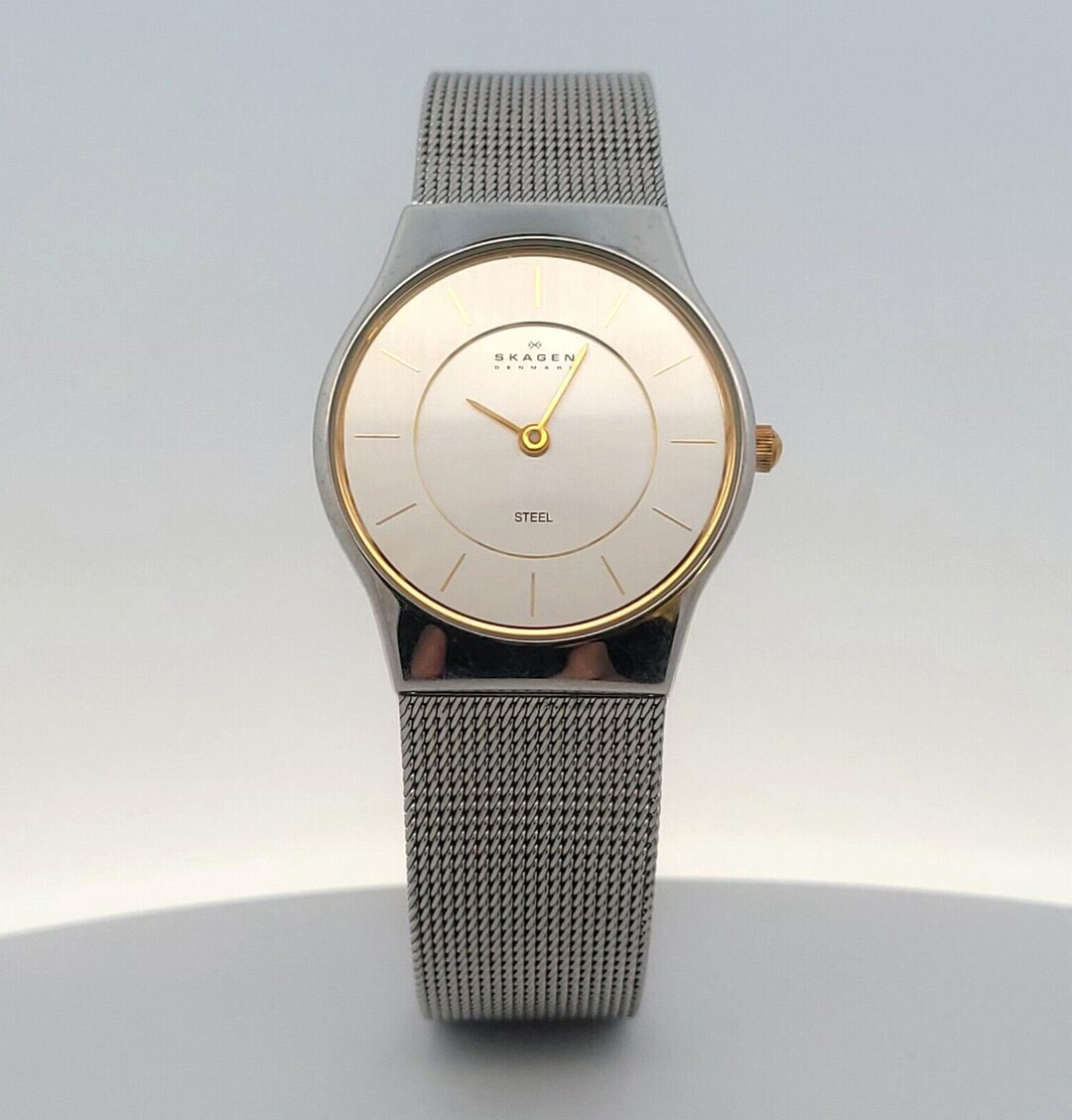Skagen Denmark Women's Ultra Slim Stainless Steel Mesh Watch - Etsy