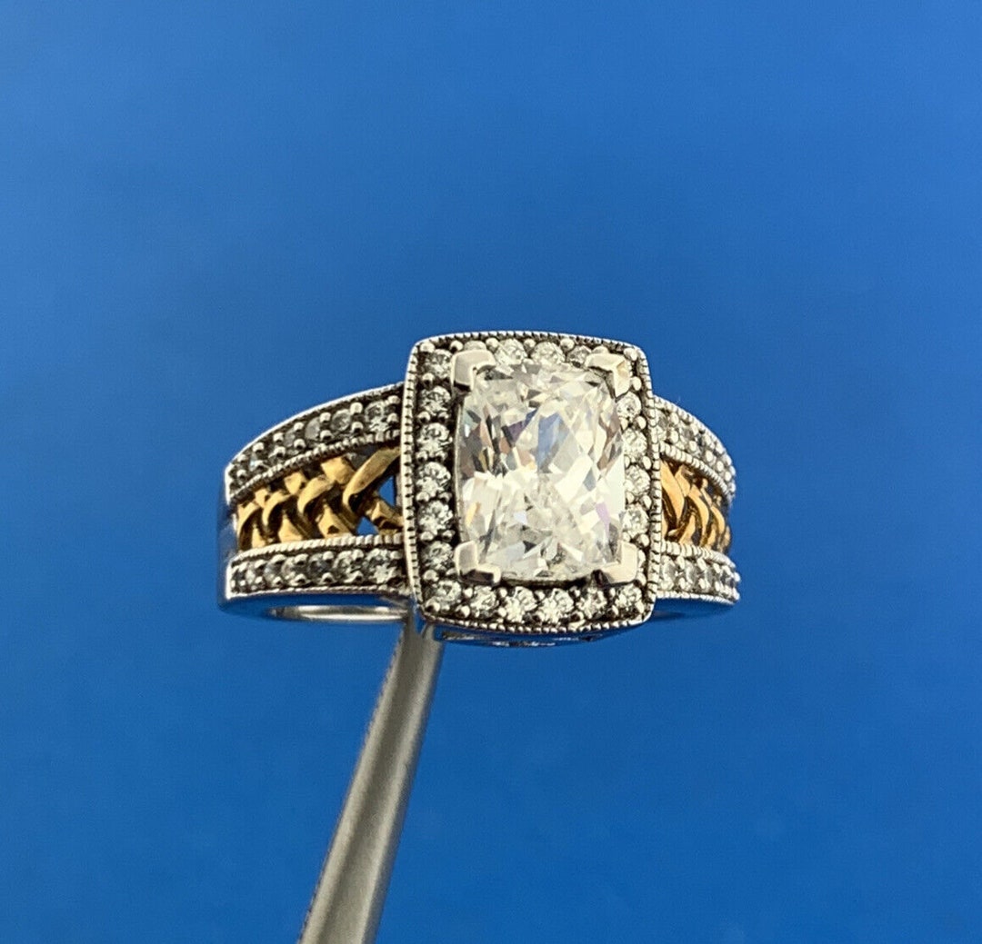 QVC Verragio 925 Sterling Silver Two Toned Cubic Zirconia Accent ...