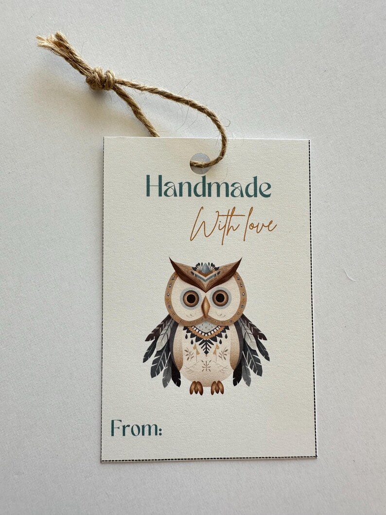 Handmade With Love Gift Tags Downloadable Printable Gift Tags Handmade ...