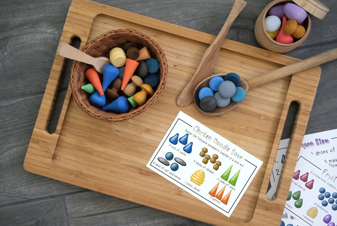 Part 2! Loose Parts Recipe Cards - for Use With Mandala Pieces - Open ...