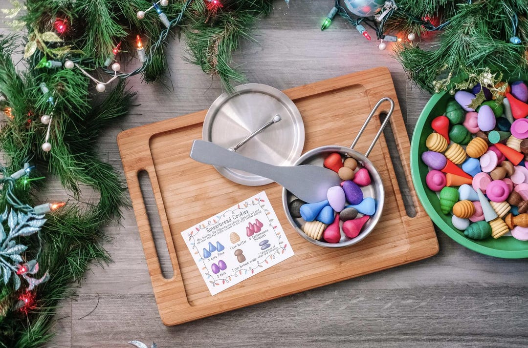 Winter / Holiday Themed Loose Parts Recipe Cards - for Use With Mandala ...