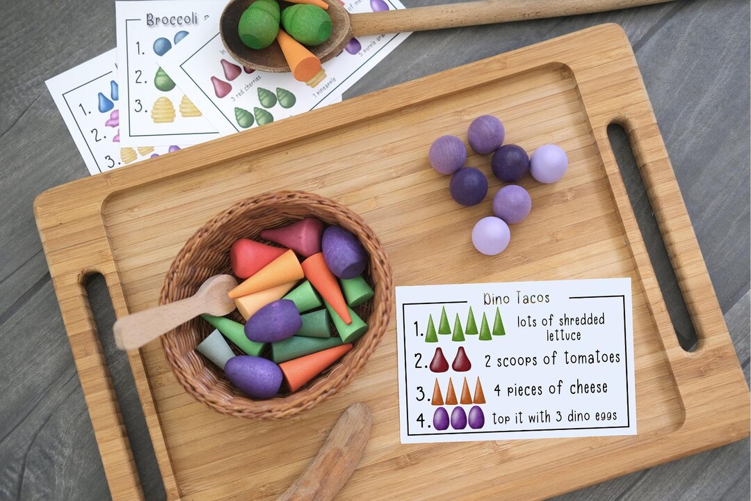Part 2! Loose Parts Recipe Cards - for Use With Mandala Pieces - Open ...