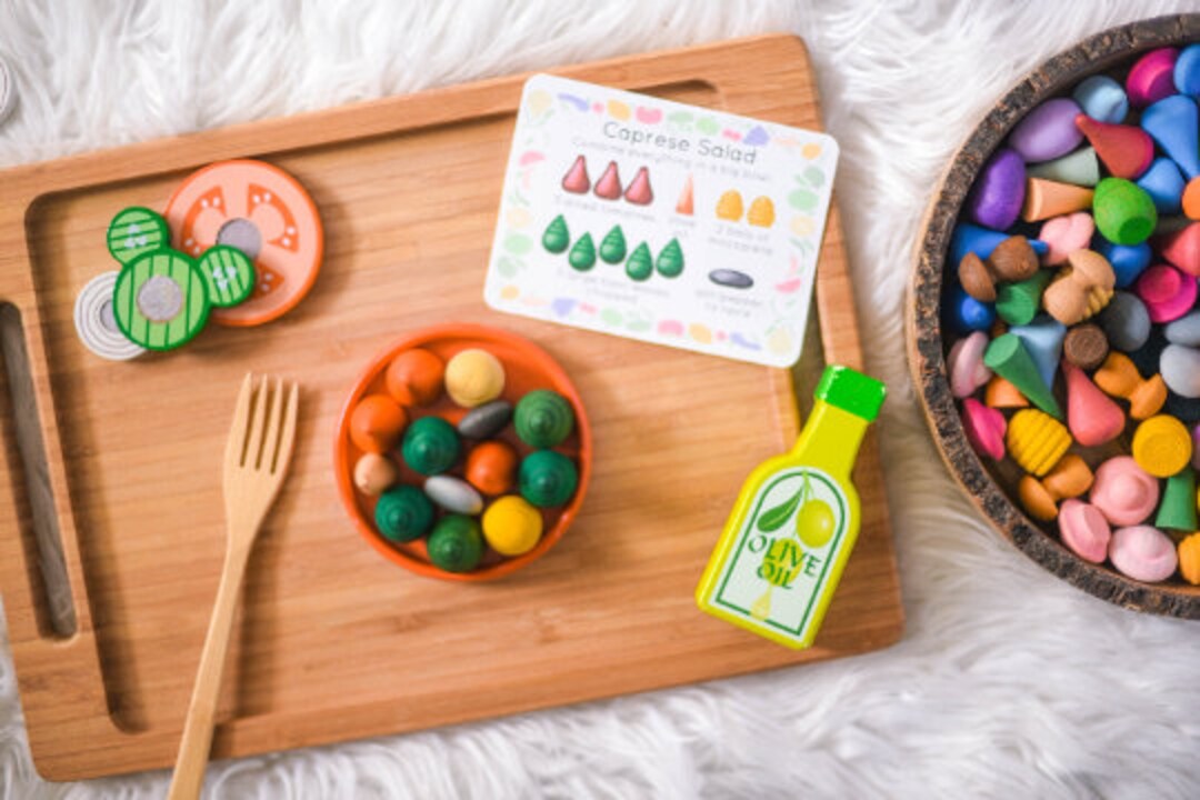 Vegetarian Loose Parts Recipe Cards - for Use With Mandala Pieces ...