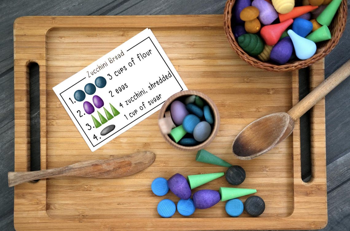 Part 2! Loose Parts Recipe Cards - for Use With Mandala Pieces - Open ...