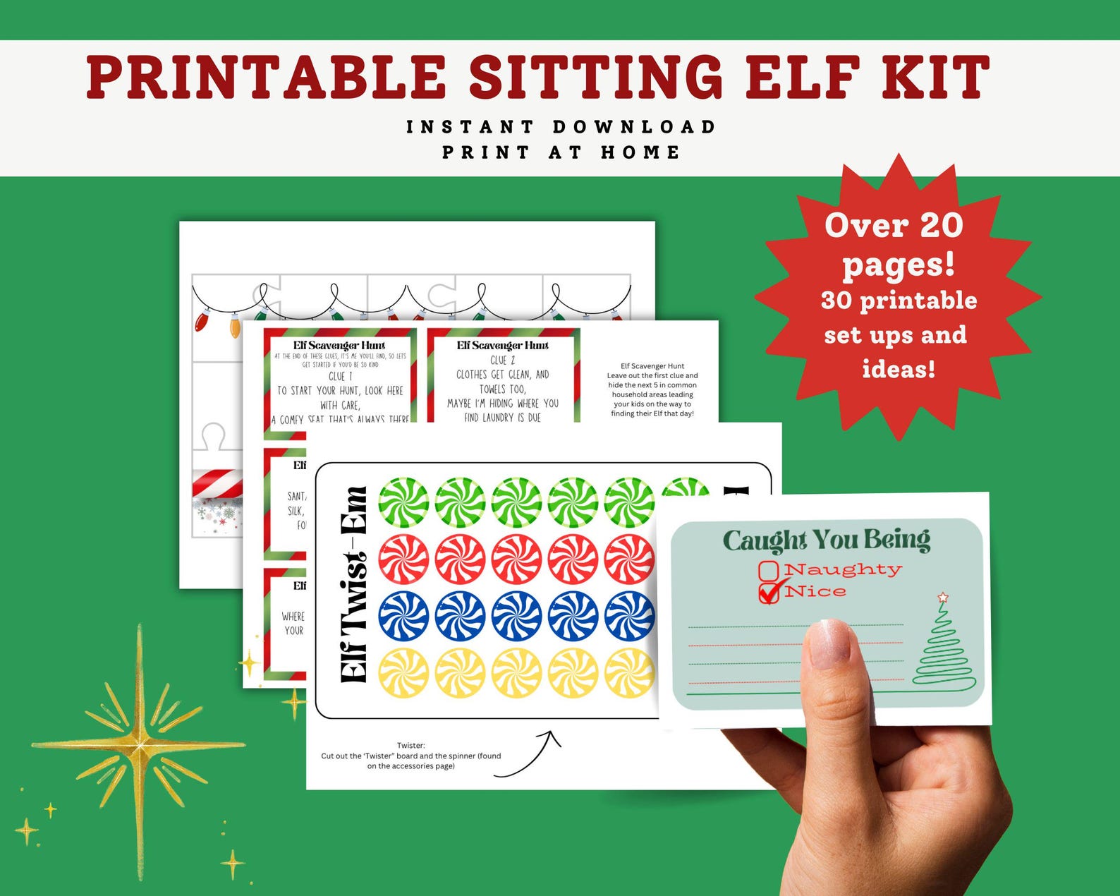 Printable Elf Kit / Surveillance Elf Kit / Christmas Activities ...
