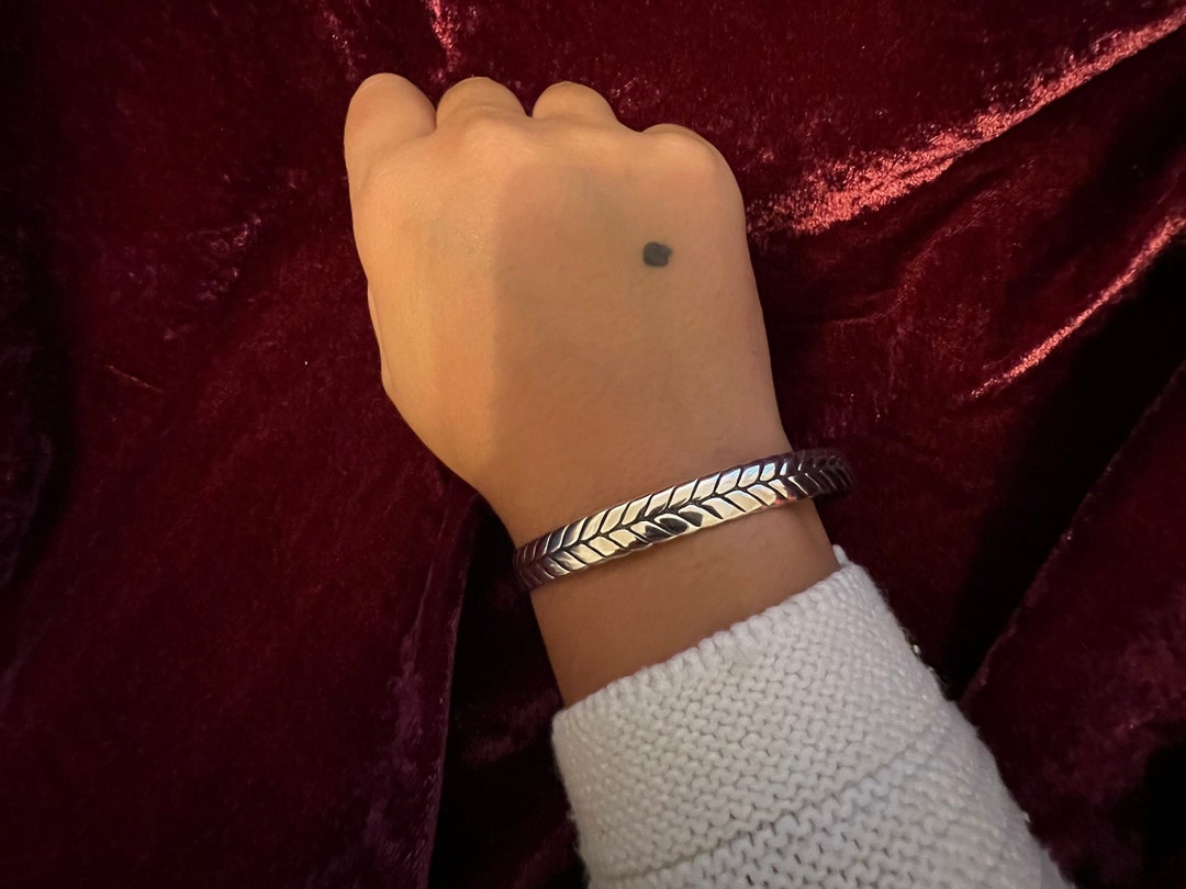 Sterling Silver Heart Bracelet Bangle - Fully Adjustable With a Gift ...