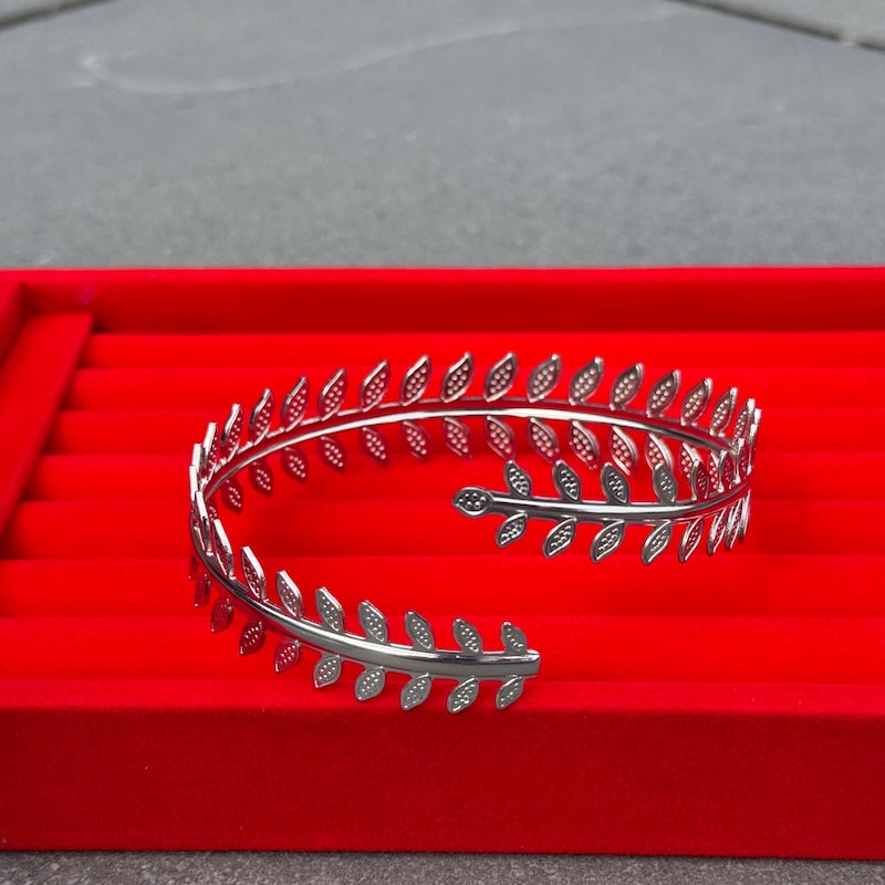 Leaf Arm Cuff - Etsy