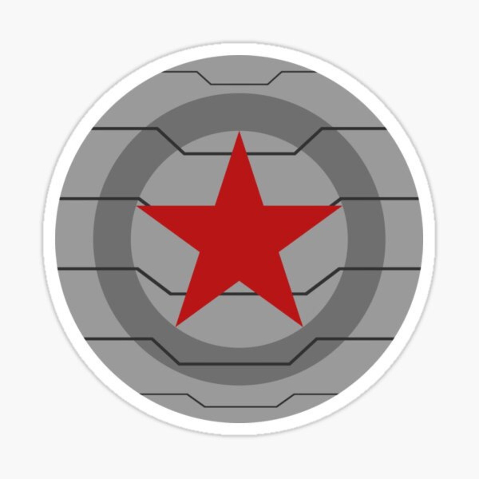 Bucky Barnes Marvel Metal Arm the Winter Soldier Sticker - Etsy