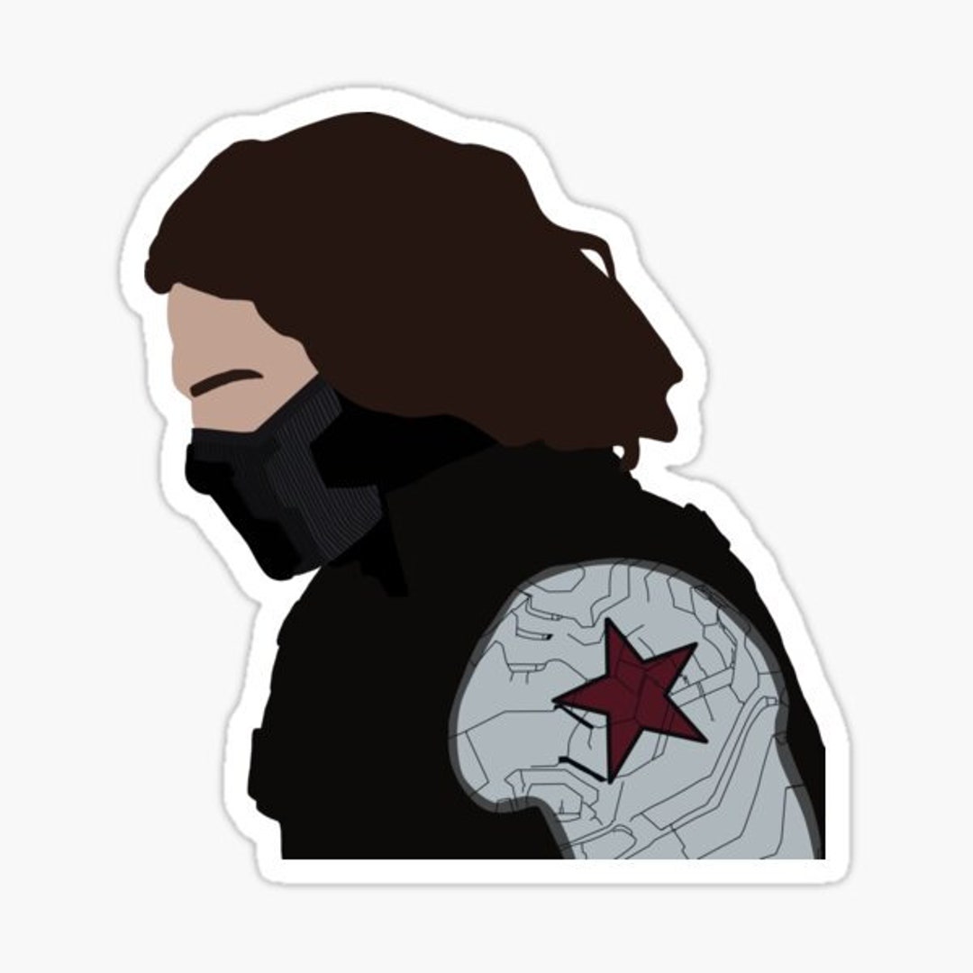 The Winter Soldier Bucky Barnes Marvel Sticker - Etsy