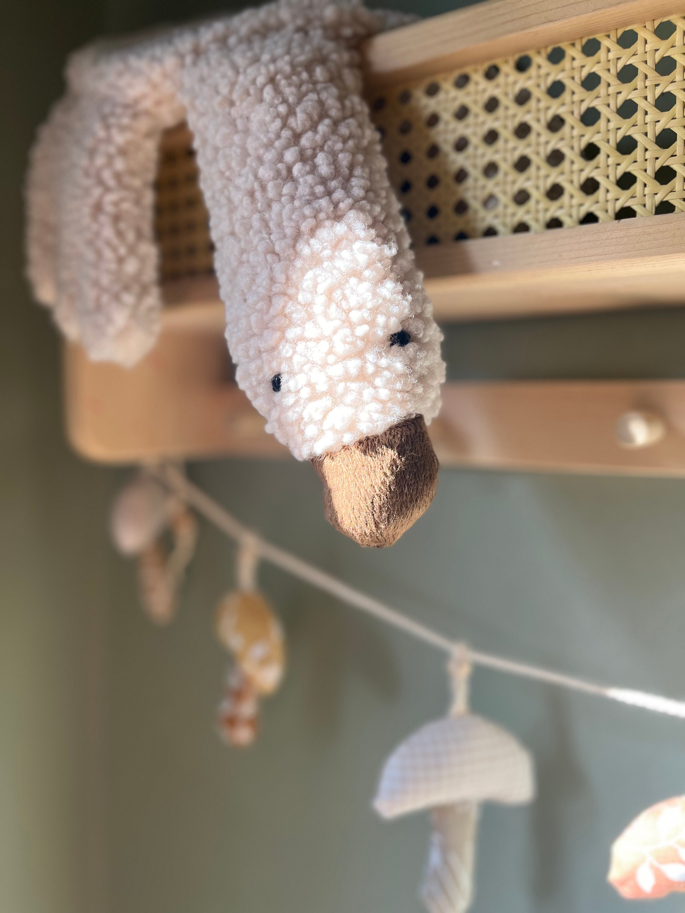 Handmade Goose Plush Cute Goose Plush Toys Goose Duck Sleeping ...