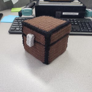 Crochet Minecraft Chest Pattern - Etsy