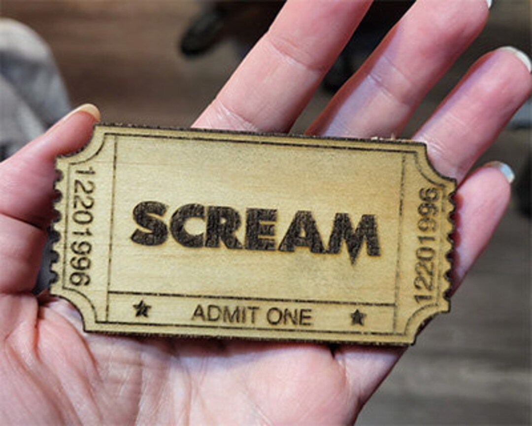 Movie Ticket Wood Magnet Laser Engraved - Etsy