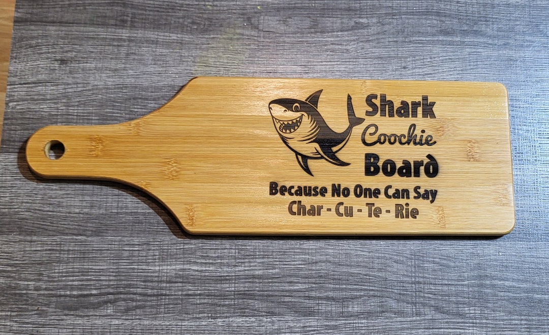 Charcuterie Board Shark Coochie Board Cutting Board - Etsy