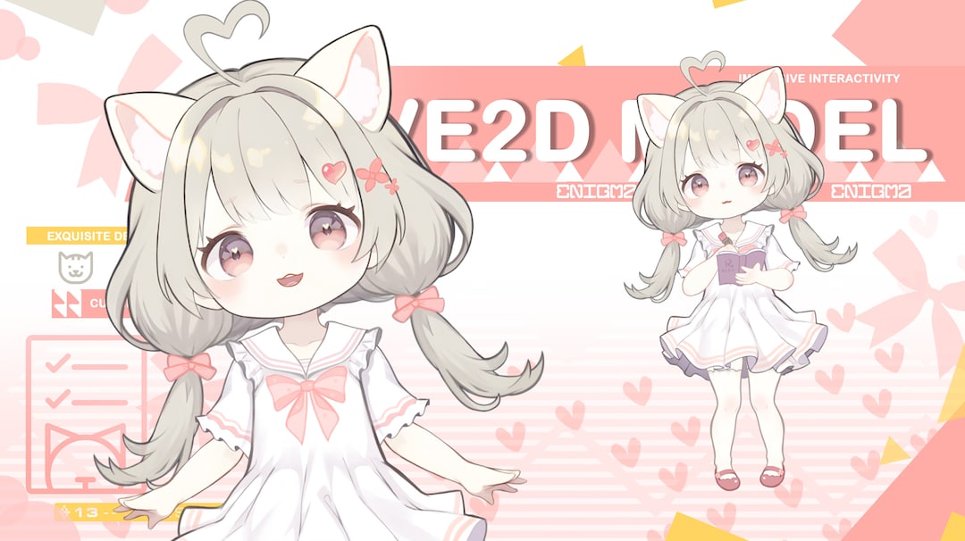 Live2d Model: Candy Yoyodlc1 - Vtuber Model FULLY RIGGED - Ready to Use ...