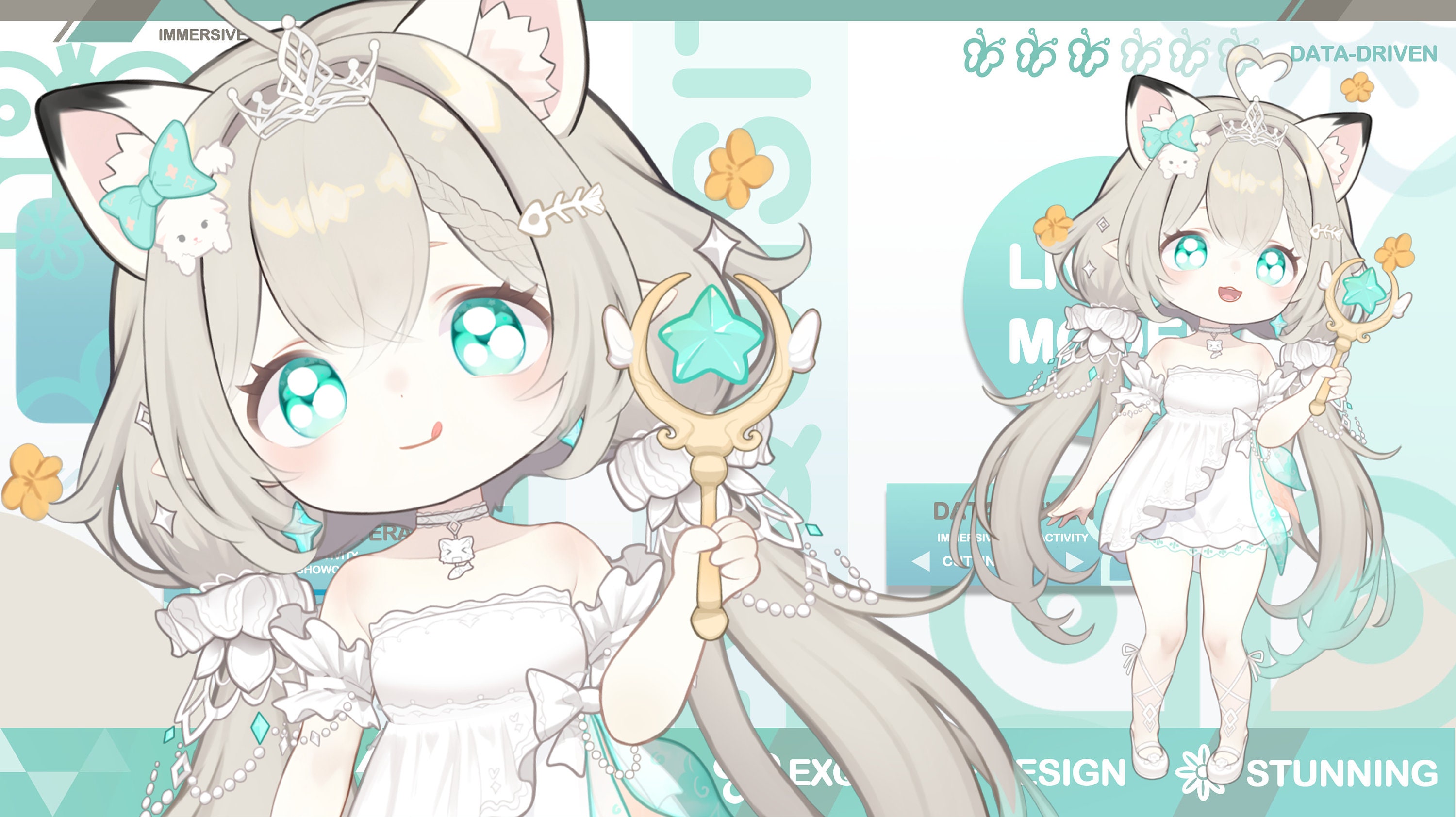 Live2d Model: Candy Elfin - Vtuber Model FULLY RIGGED - Ready to Use ...