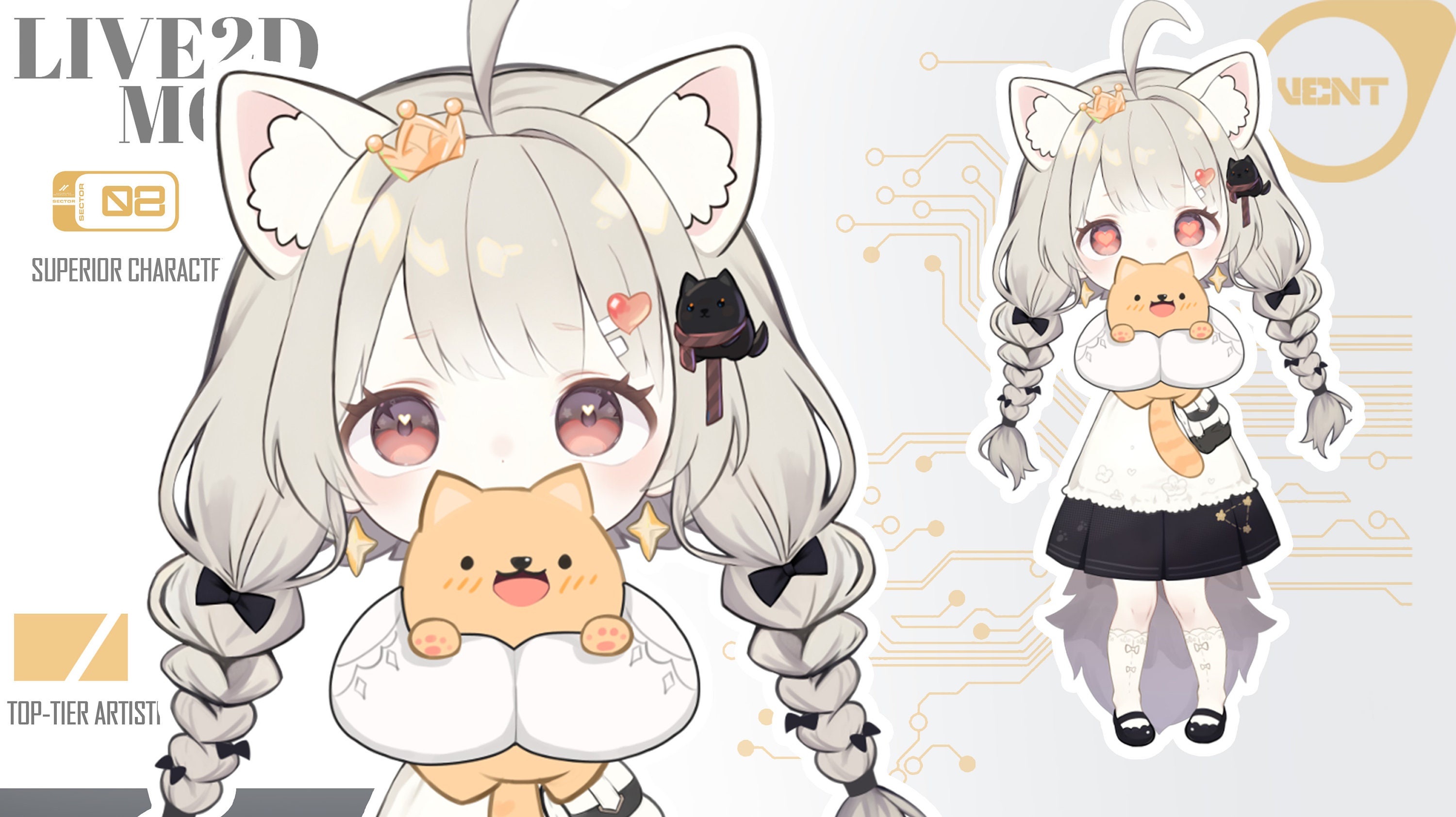 Live2d Model: Candy YOYO Vtuber Model FULLY RIGGED Ready to Use - Etsy UK