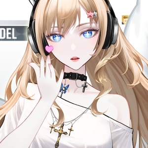 Live2d Model: Star Kiss Nova- Vtuber Model FULLY RIGGED - Ready to Use ...