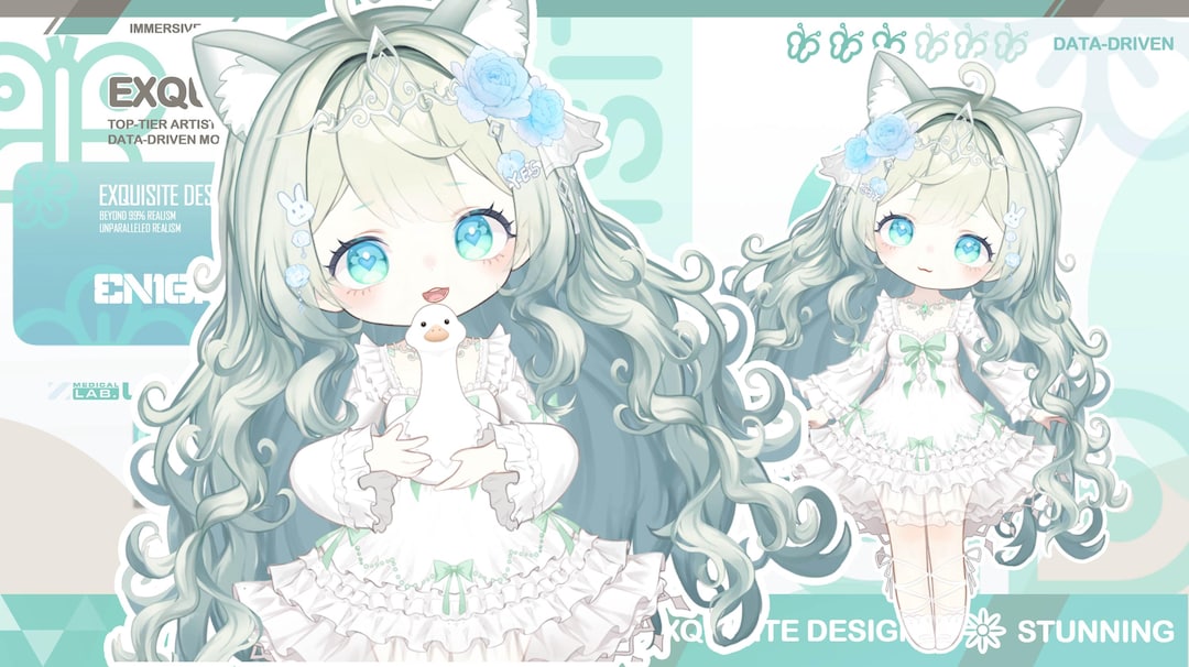 Live2d Model: Candy Meryl - Etsy