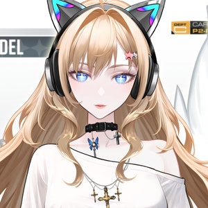 Live2d Model: Star Kiss Nova- Vtuber Model FULLY RIGGED - Ready to Use ...