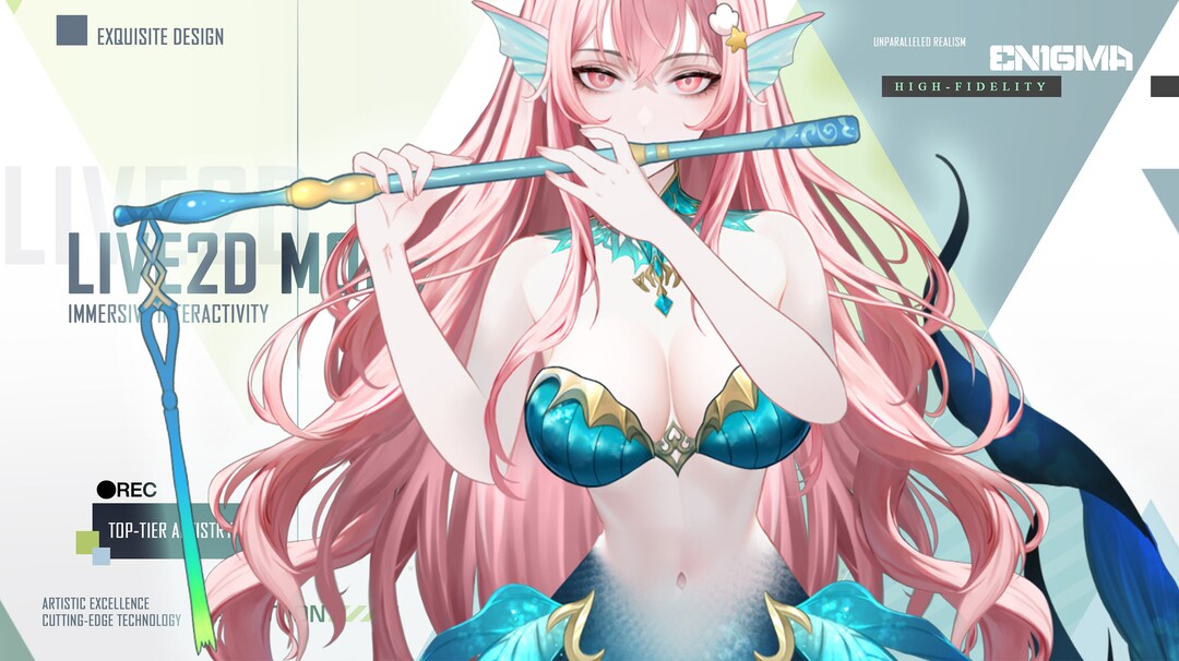 Live2d Model: Dream Kiss Orion- Vtuber Model FULLY RIGGED - Ready to Use! - Etsy