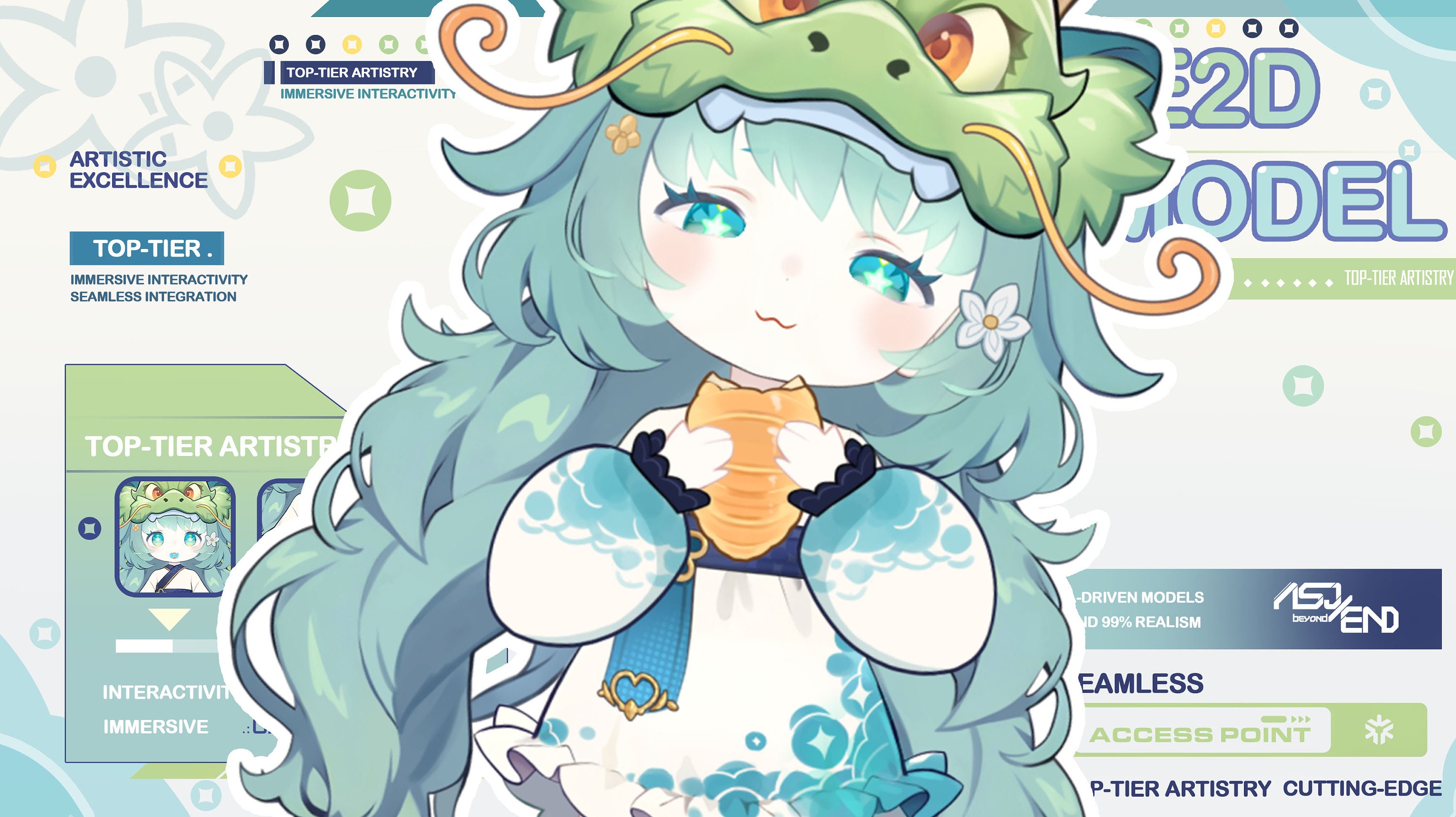 Live2d Model: Candy Coco limited to Dragon Year Vtuber Model FULLY ...