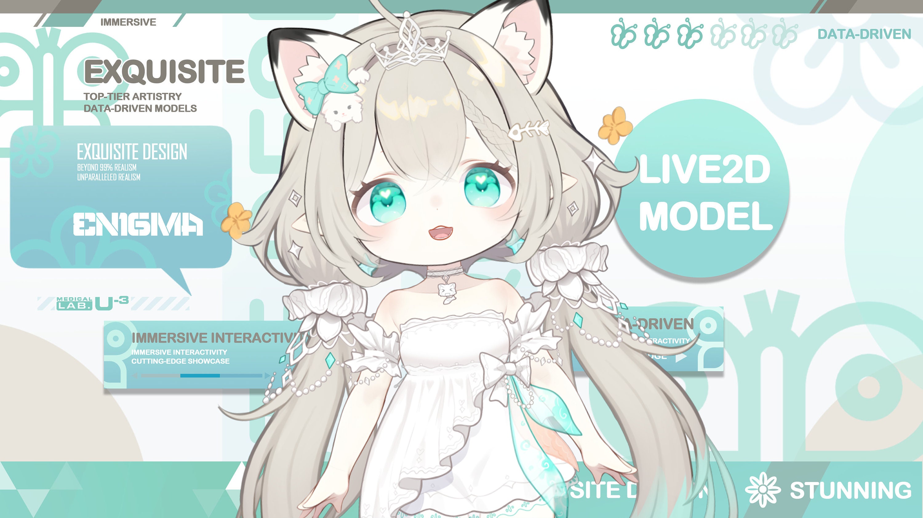 Live2d Model: Candy Elfin - Vtuber Model FULLY RIGGED - Ready to Use ...