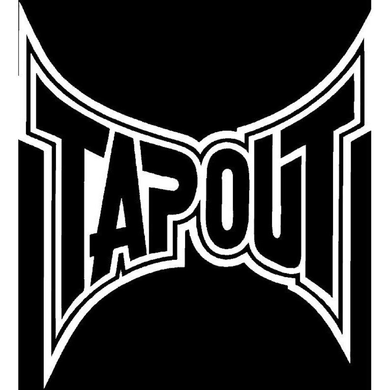 Tapout Vinyl Decal Window Sticker MMA Fighting - Etsy