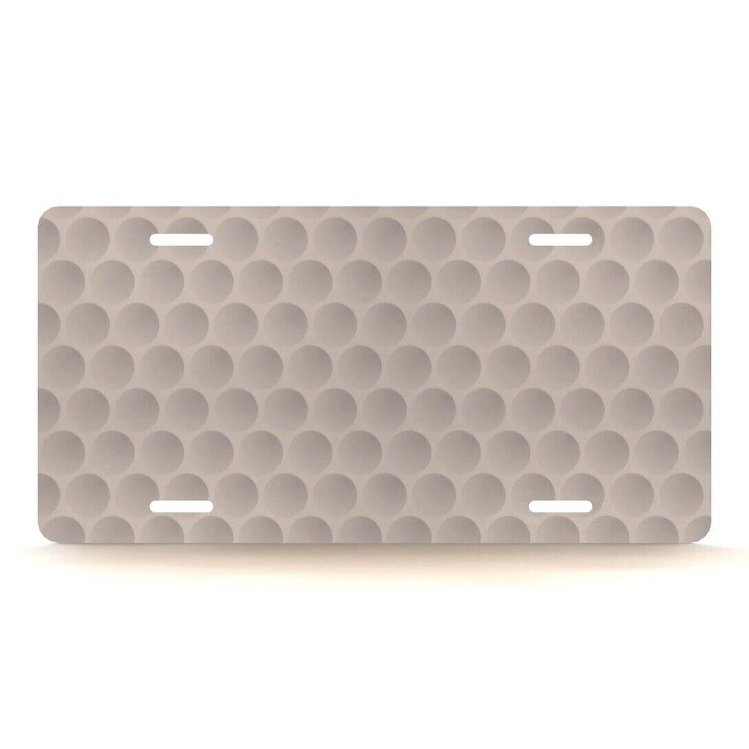 Golf Ball Dimples Novelty License Plate - Etsy