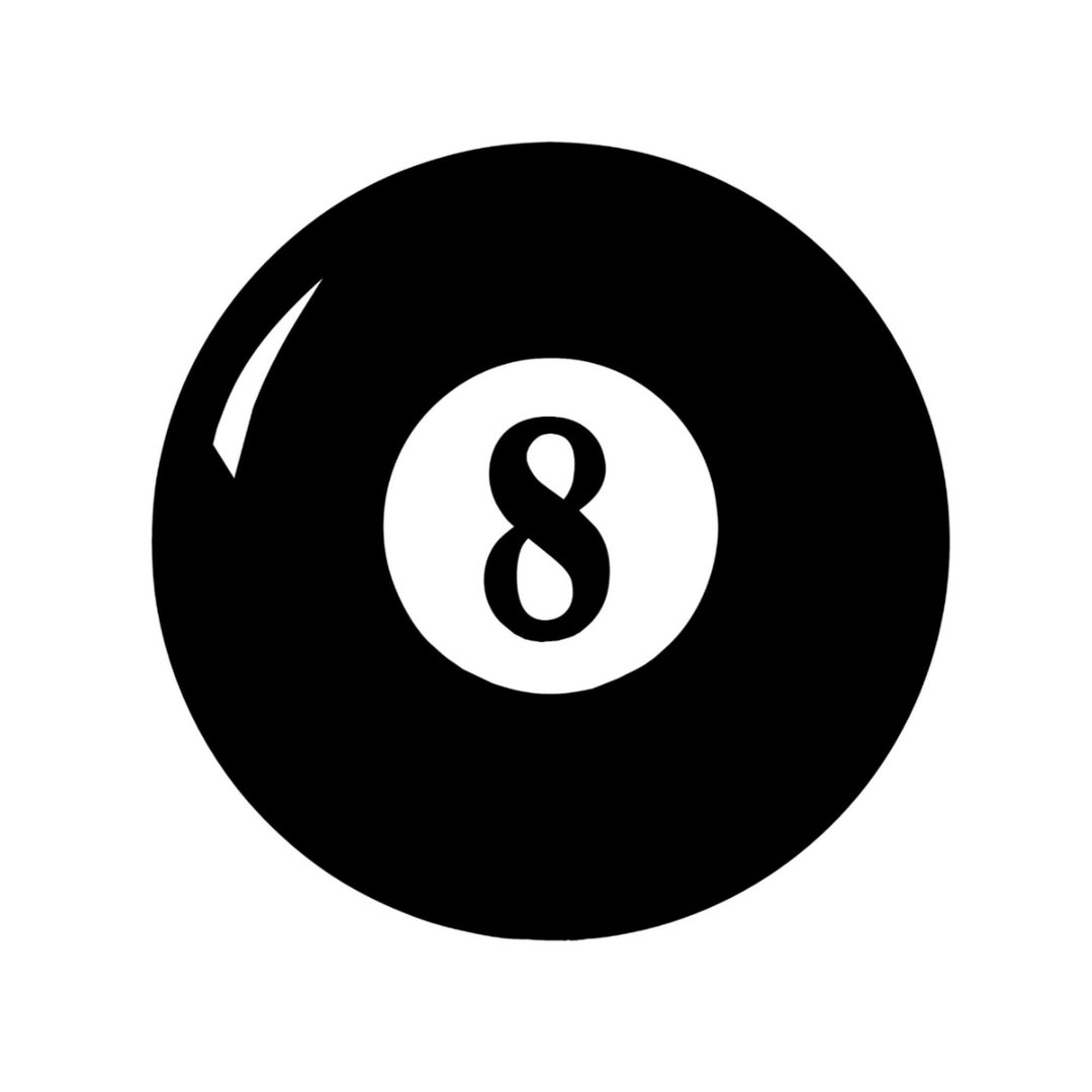 Eight Ball 8 Ball Vinyl Decal Window Sticker Pool Bill Billiards - Etsy