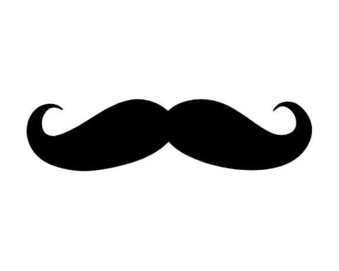 Mustache Vinyl Decal Window Sticker Movember - Etsy