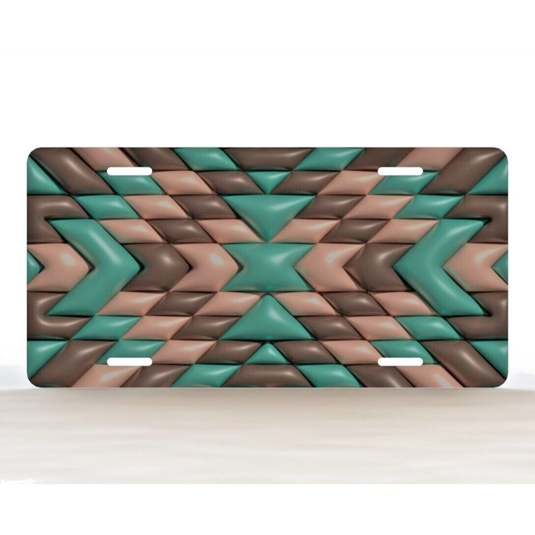 Aztec Western Turquoise Novelty License Plate - Etsy