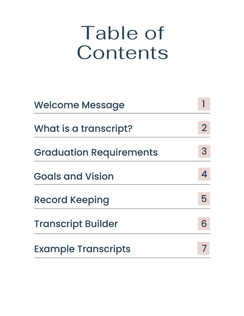 Out-of-the-box Transcript Builder - Etsy