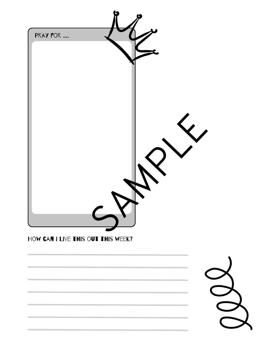 Teen's Sermon Notes - Etsy