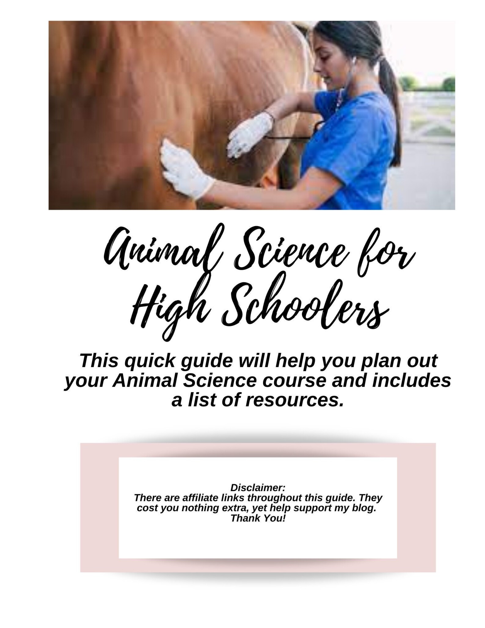 Animal Science Curriculum Builder - Etsy