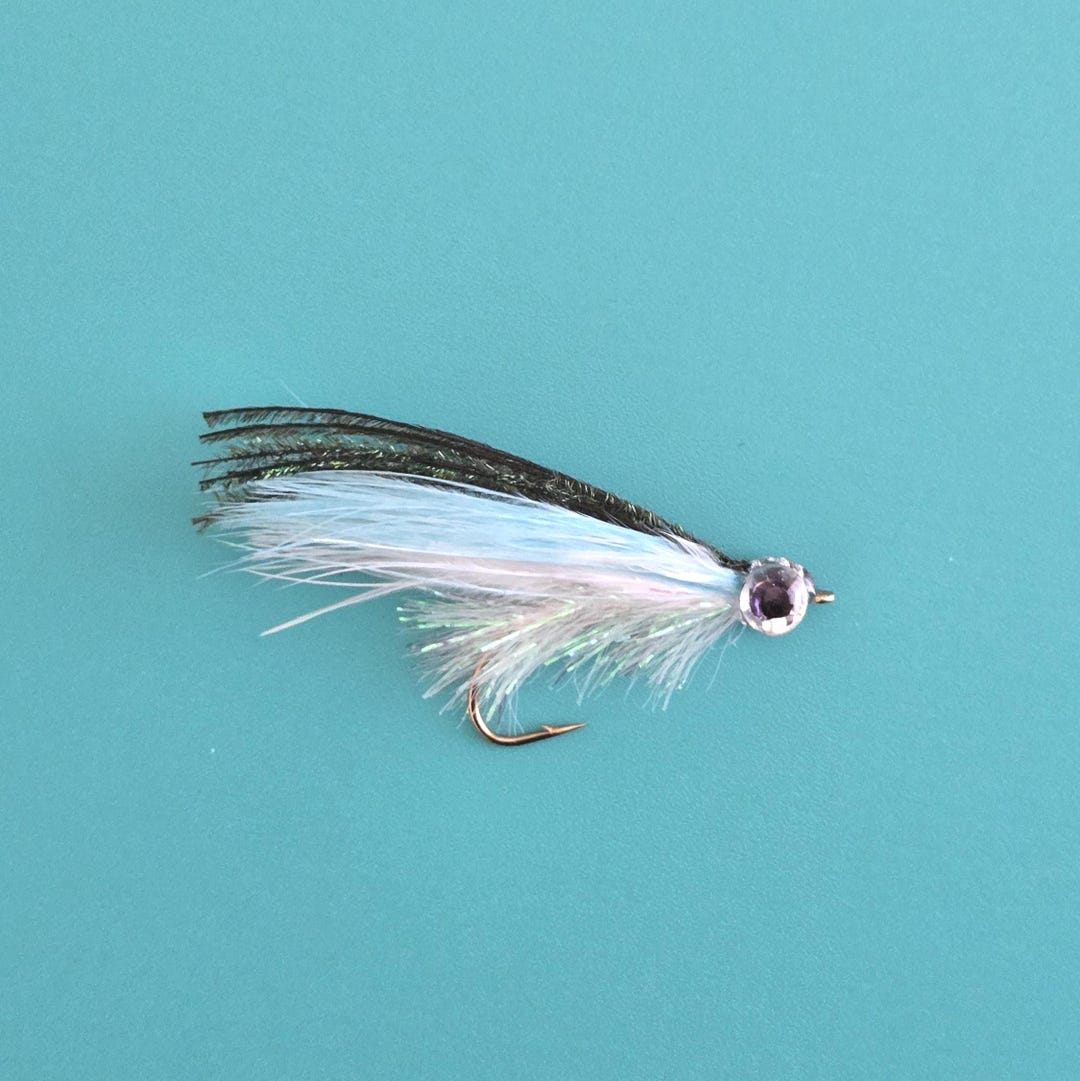 Frost Blue Smelt Marabou Streamer (modified) - Etsy