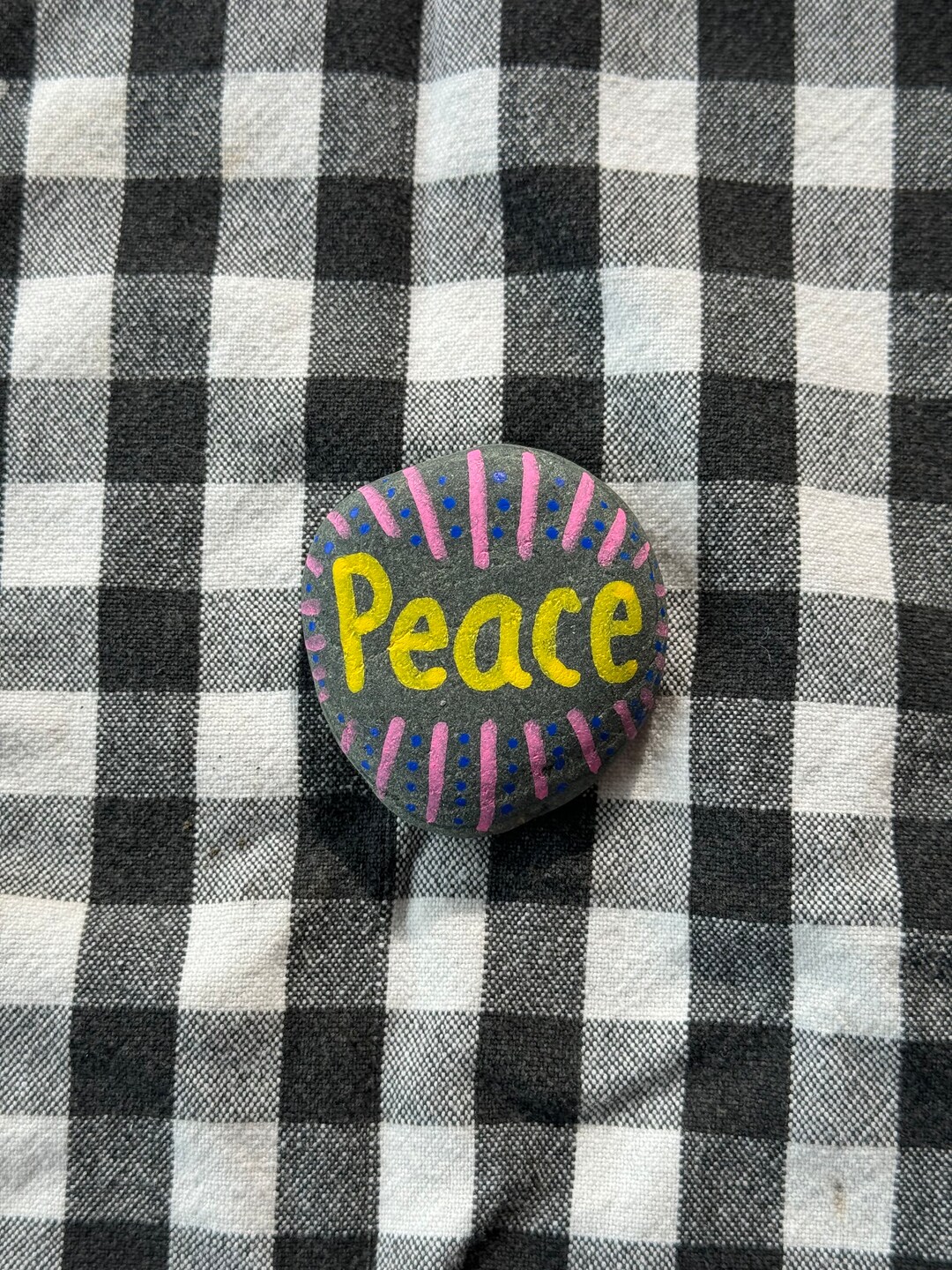 Peace Rock - Etsy