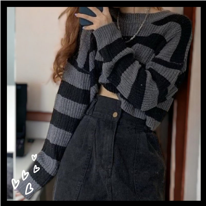 Grunge Sweater - Etsy