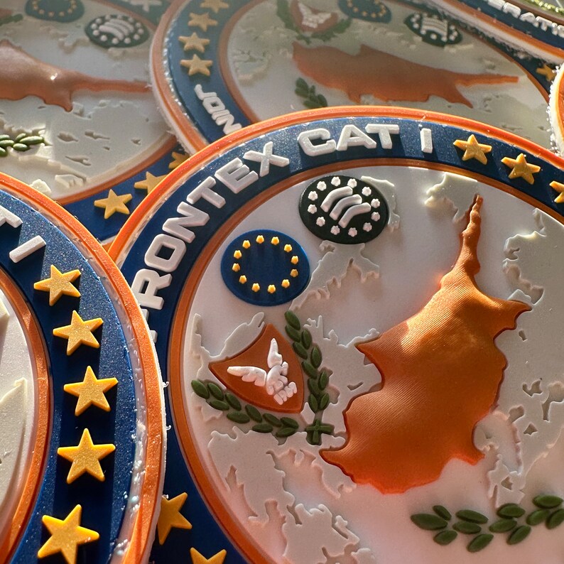 FRONTEX Border Police Patch Border Police Badge FRONTEX Coastguard ...