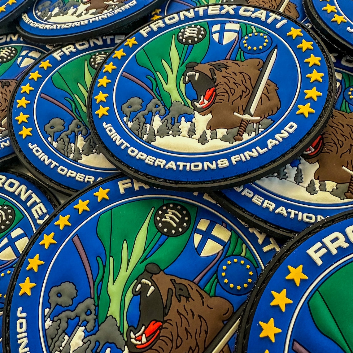 FRONTEX Border Police Patch Border Police Badge FRONTEX Coastguard ...