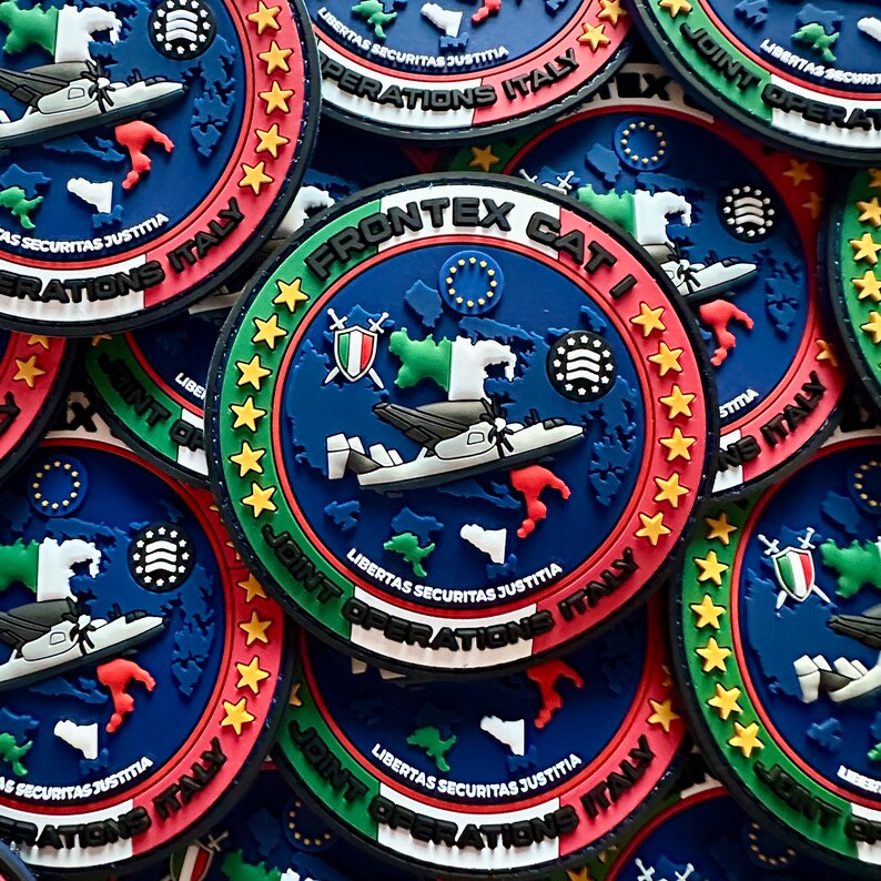 FRONTEX Border Police Patch Border Police Badge FRONTEX Coastguard ...