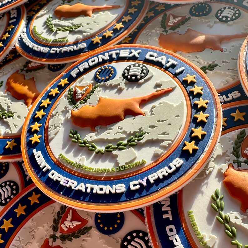 FRONTEX Border Police Patch Border Police Badge FRONTEX Coastguard ...