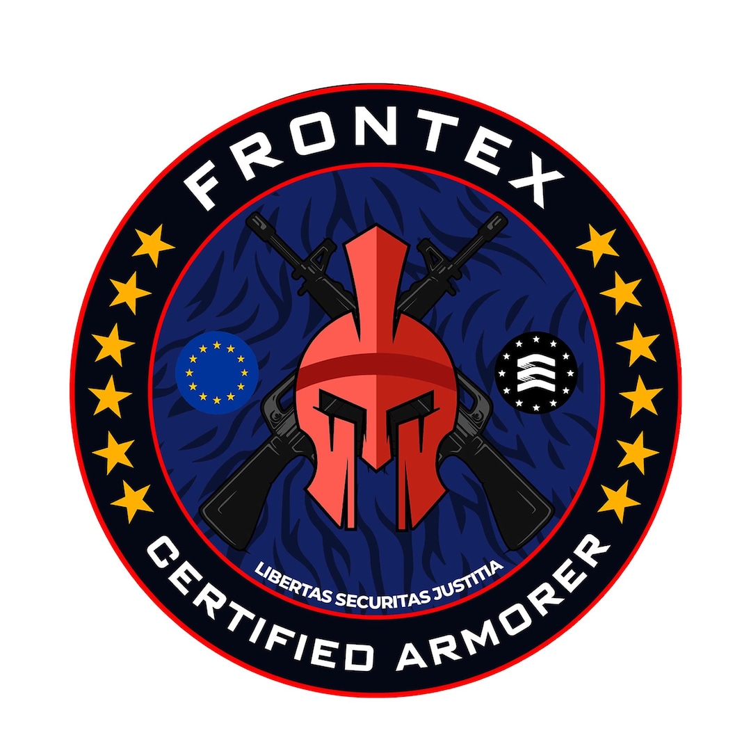 FRONTEX Border Police Patch Border Police Badge FRONTEX Coastguard ...