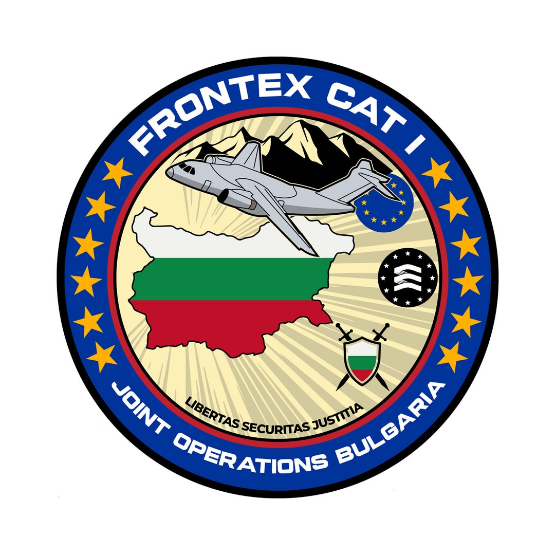 FRONTEX Border Police Patch Border Police Badge FRONTEX Coastguard ...