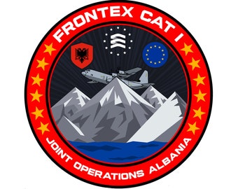 FRONTEX Border Police Patch Border Police Badge FRONTEX Coastguard ...